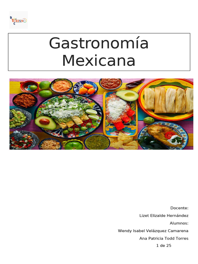 Gastronomia Mexicana, Proyecto Final | PDF