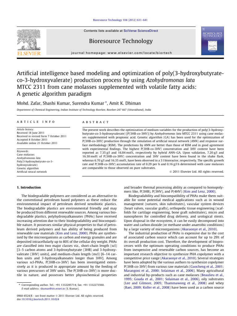 (1-4) Azohydromonas Lata Artificial Intelligence Based Modeling and ...