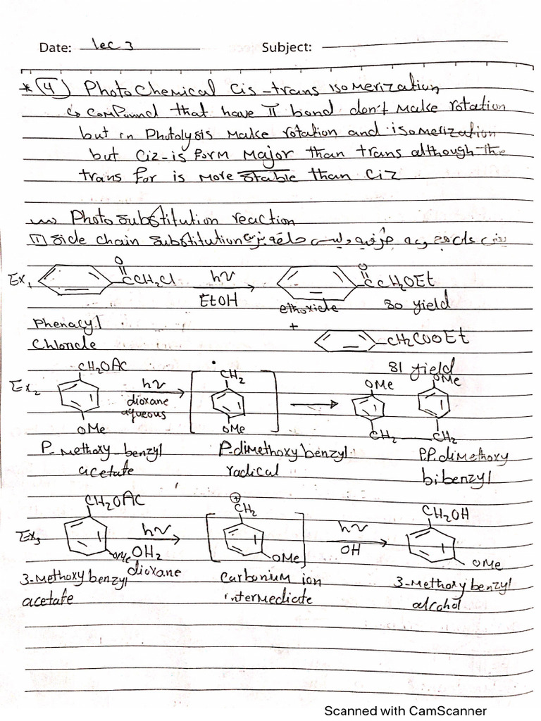 photochemistry lec 3+4 | PDF photochemistry lec 3+4 | PDF
