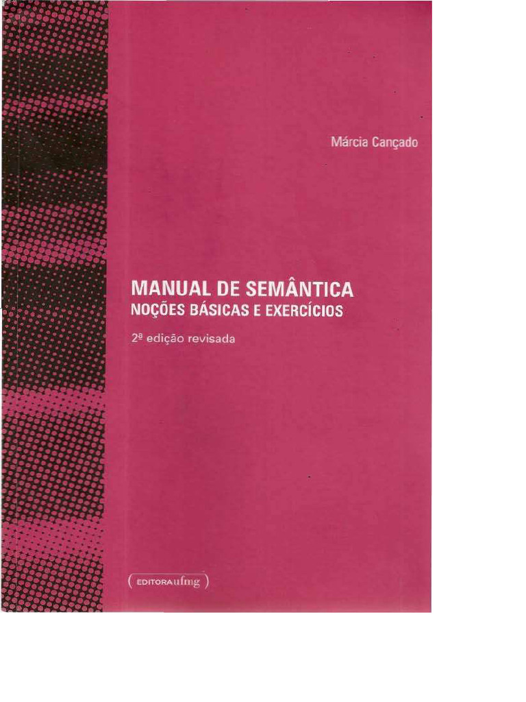 Manual de Semantica M. Cançado | PDF
