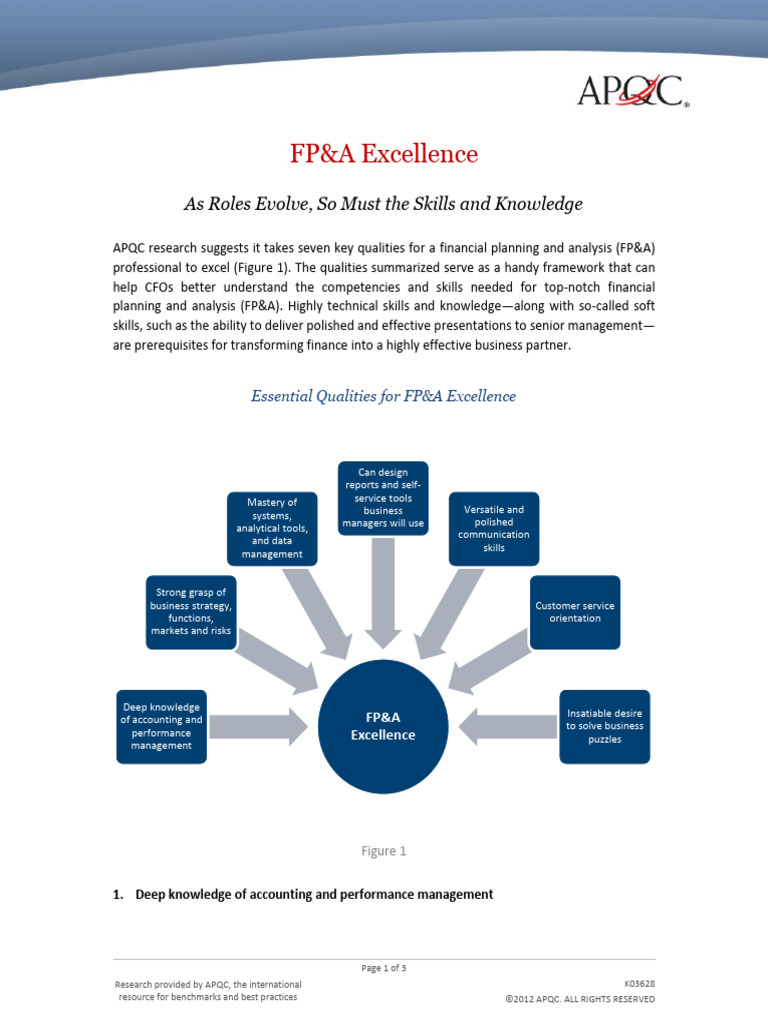FP&A Excellence | PDF