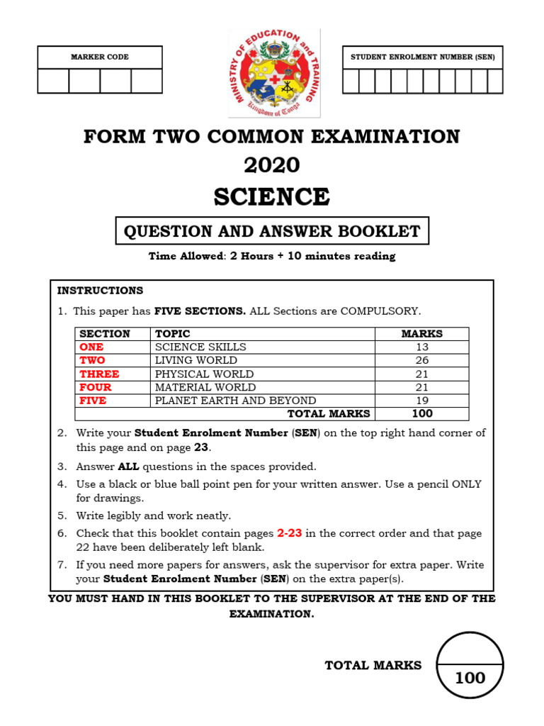 F2 Science 2020 | PDF