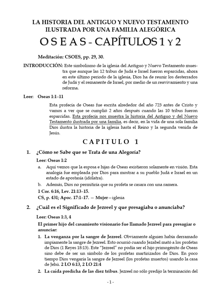 OSEAS 1 2 Bosquejo | PDF