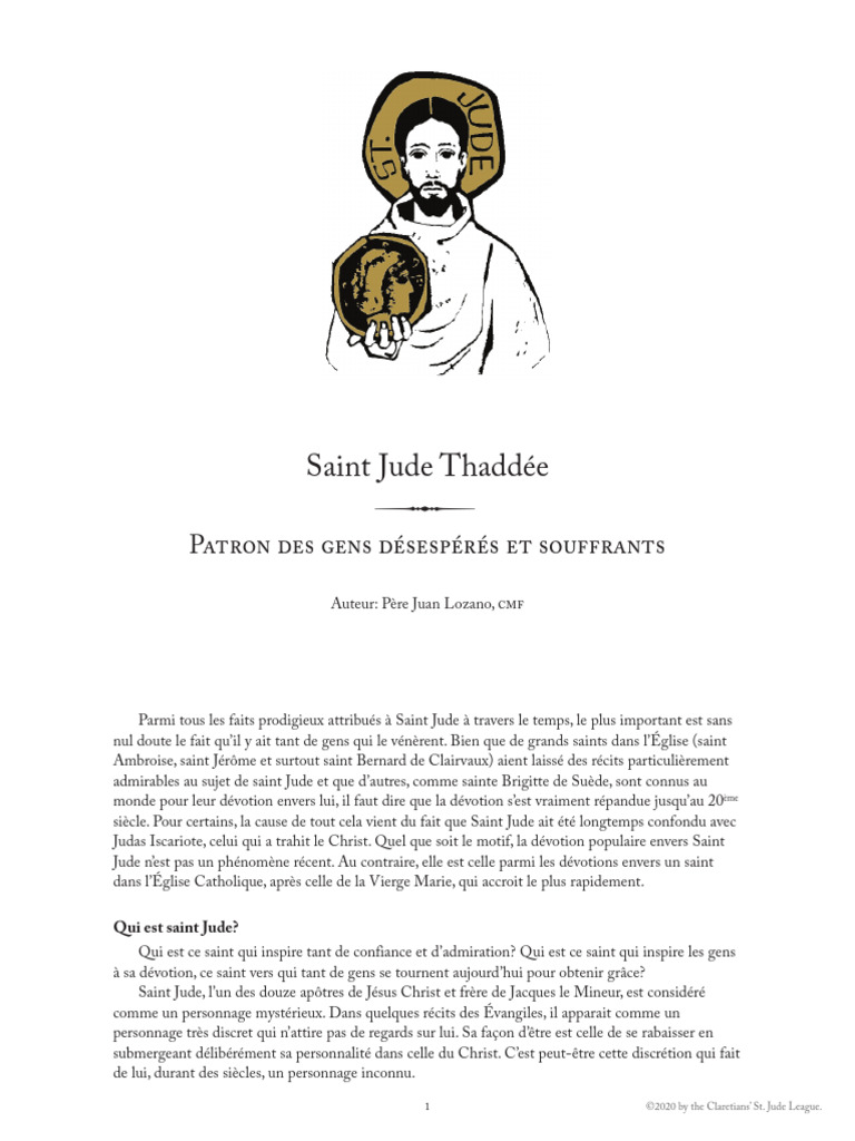 RA915 French St-Jude-Thaddeus | PDF