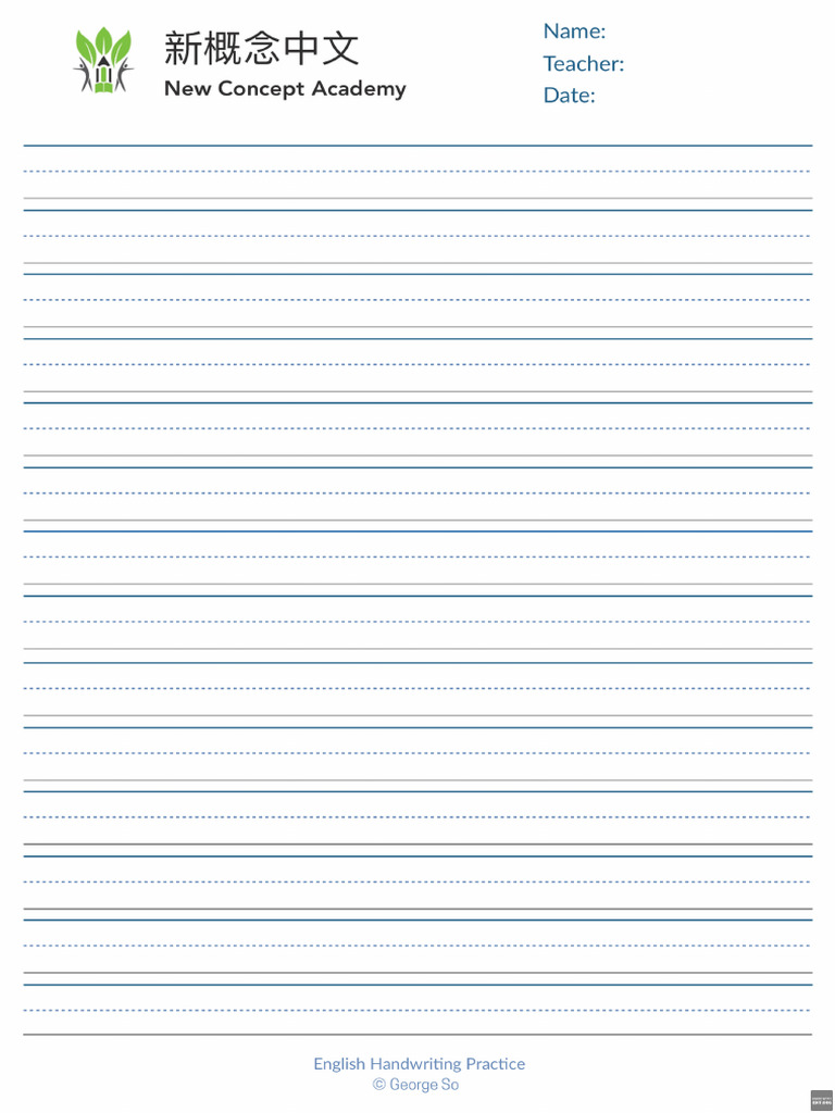 Handwriting Practice Grade 2 | PDF