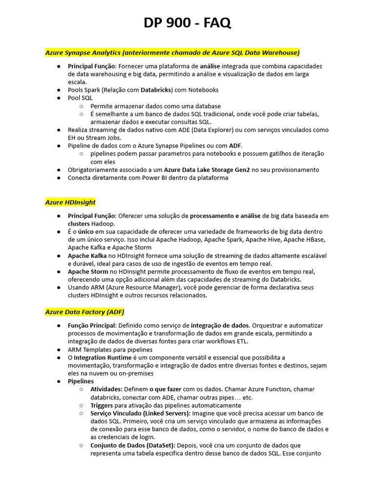 DP 900 - Faq | PDF