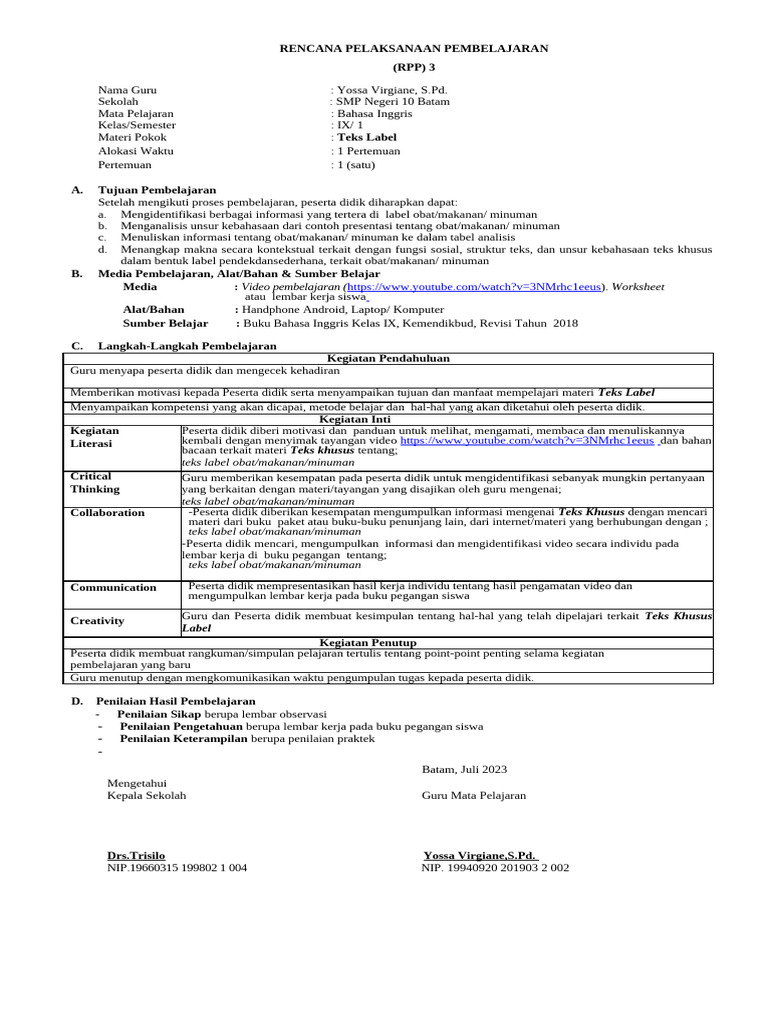 7.3. RPP Label | PDF