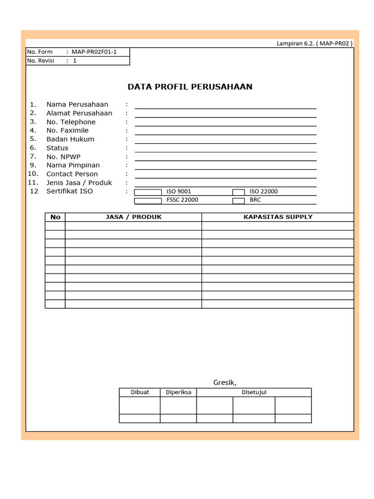 Contoh Cek List Audit Mutu OS | PDF