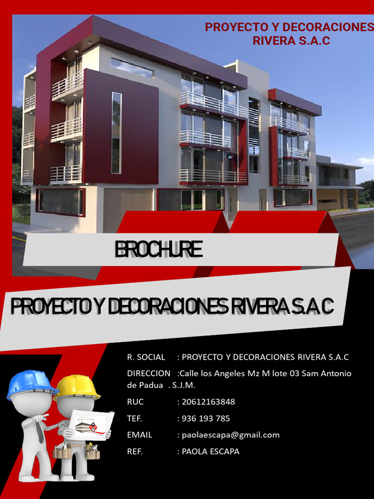Brochure Proyecto Rivera Sac | PDF