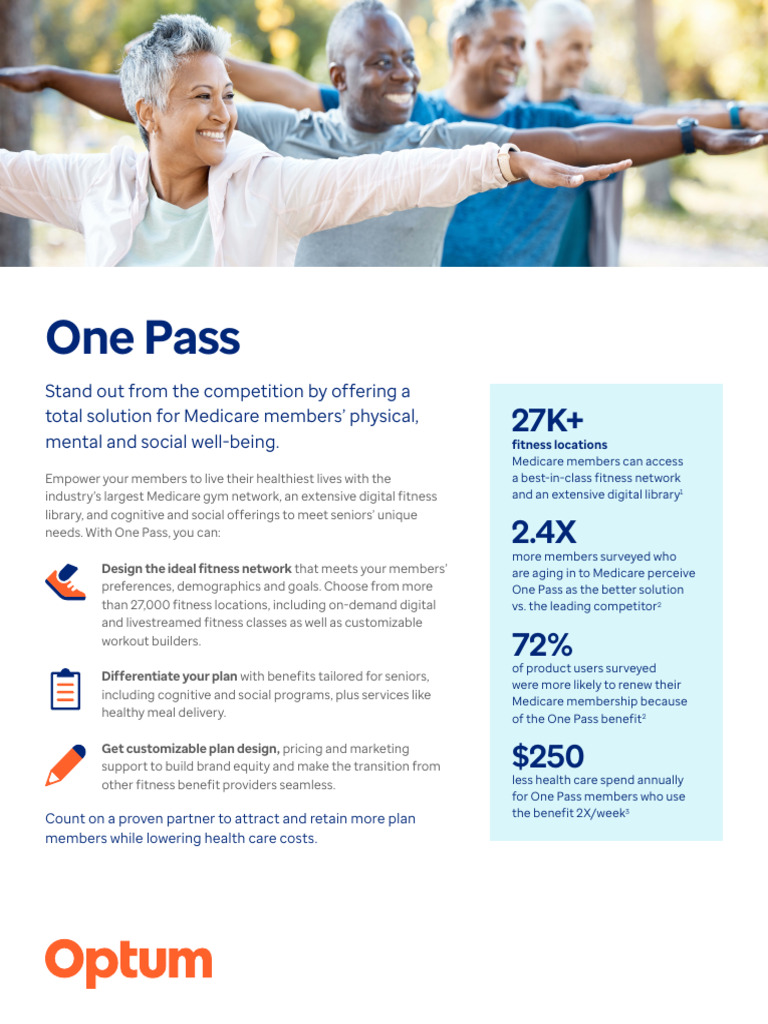 One Pass For Medicare One Pager | PDF