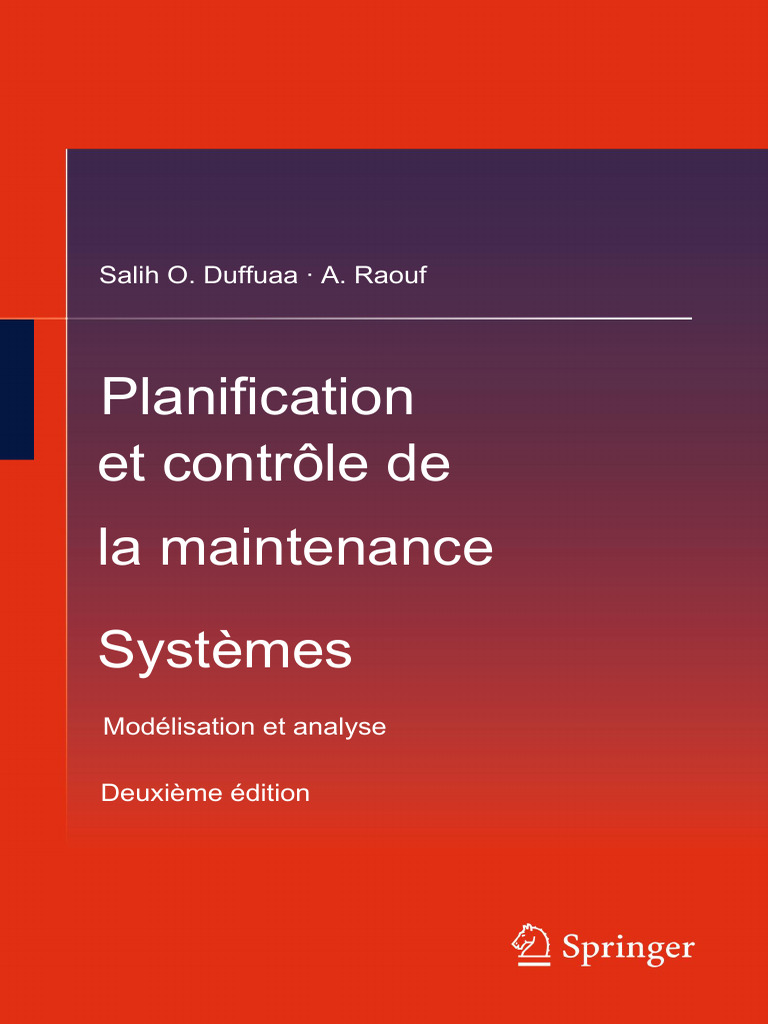 Planification Et Contrôle de La Maintenance Des Systemes | PDF