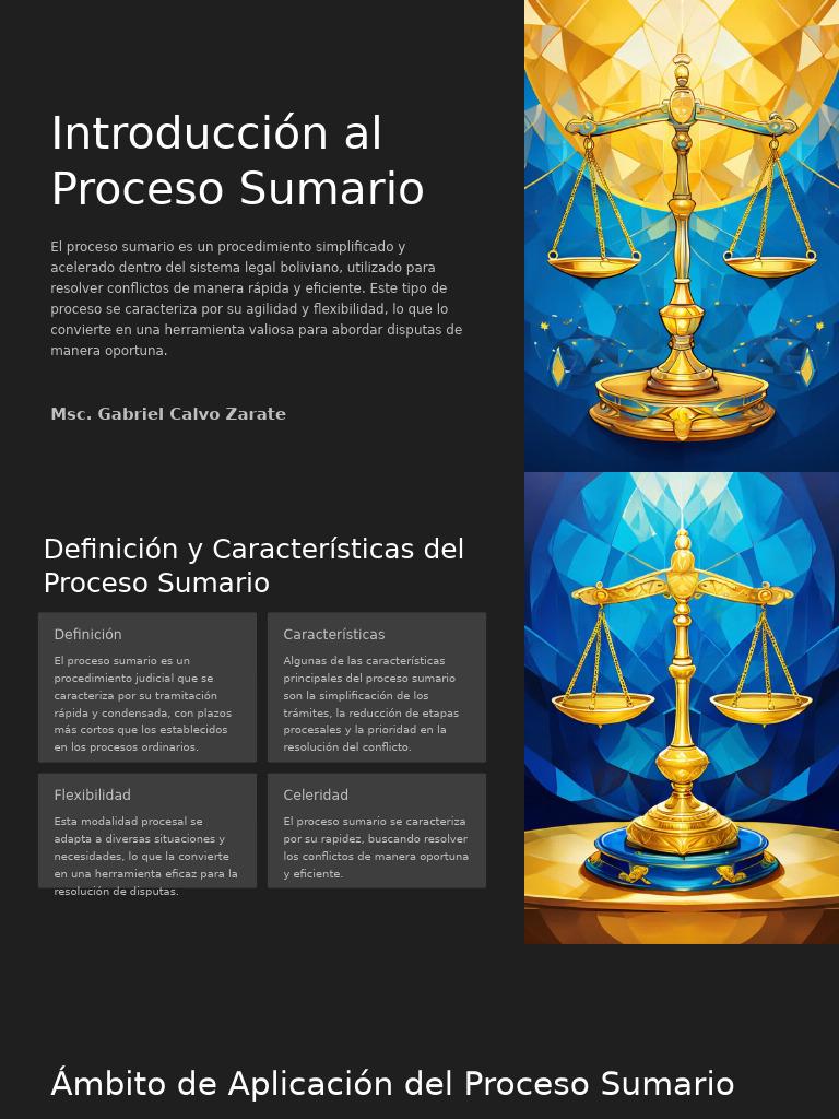 Introduccion Al Proceso Sumario | PDF | Sentencia (ley) | Derecho
