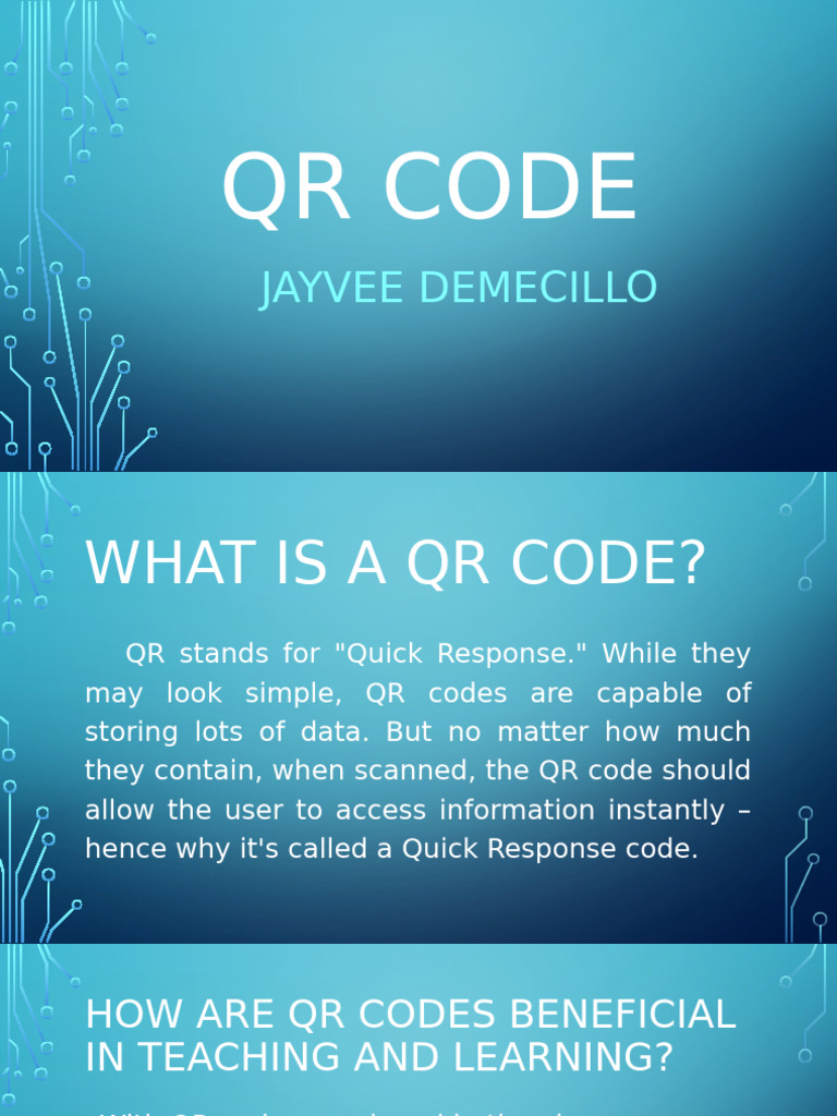 Mobile Phone and QR Code | PDF