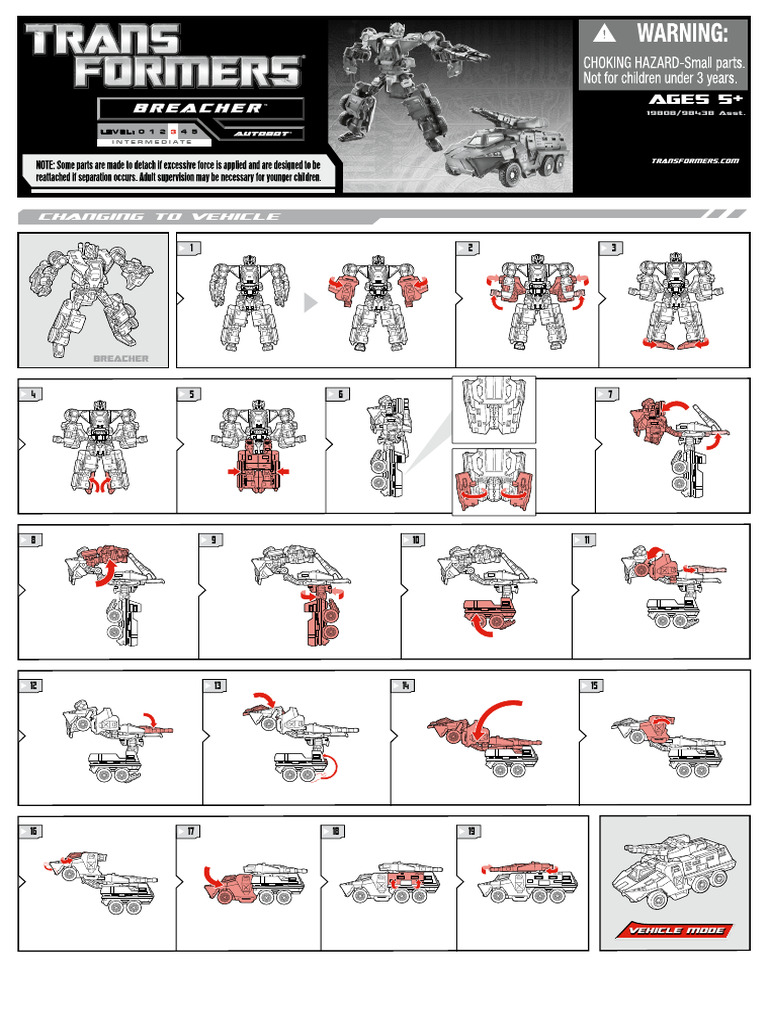 en Us - Transformers Scout Class Breacher | PDF | Toys | Hasbro Products