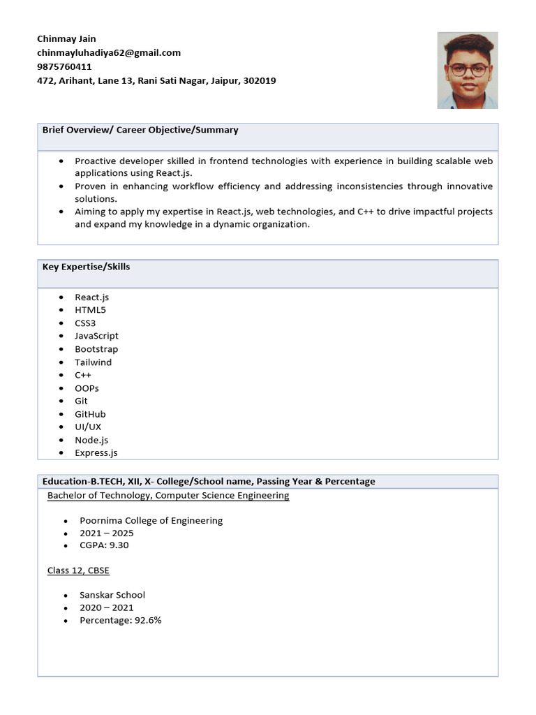 Chinmay Jain - PCE21CS039 | PDF