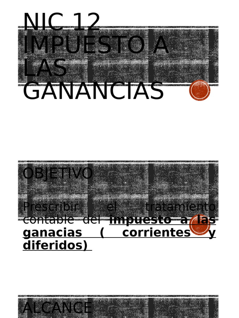 Nic 12 Impuesto A Las Ganancias-1 | PDF