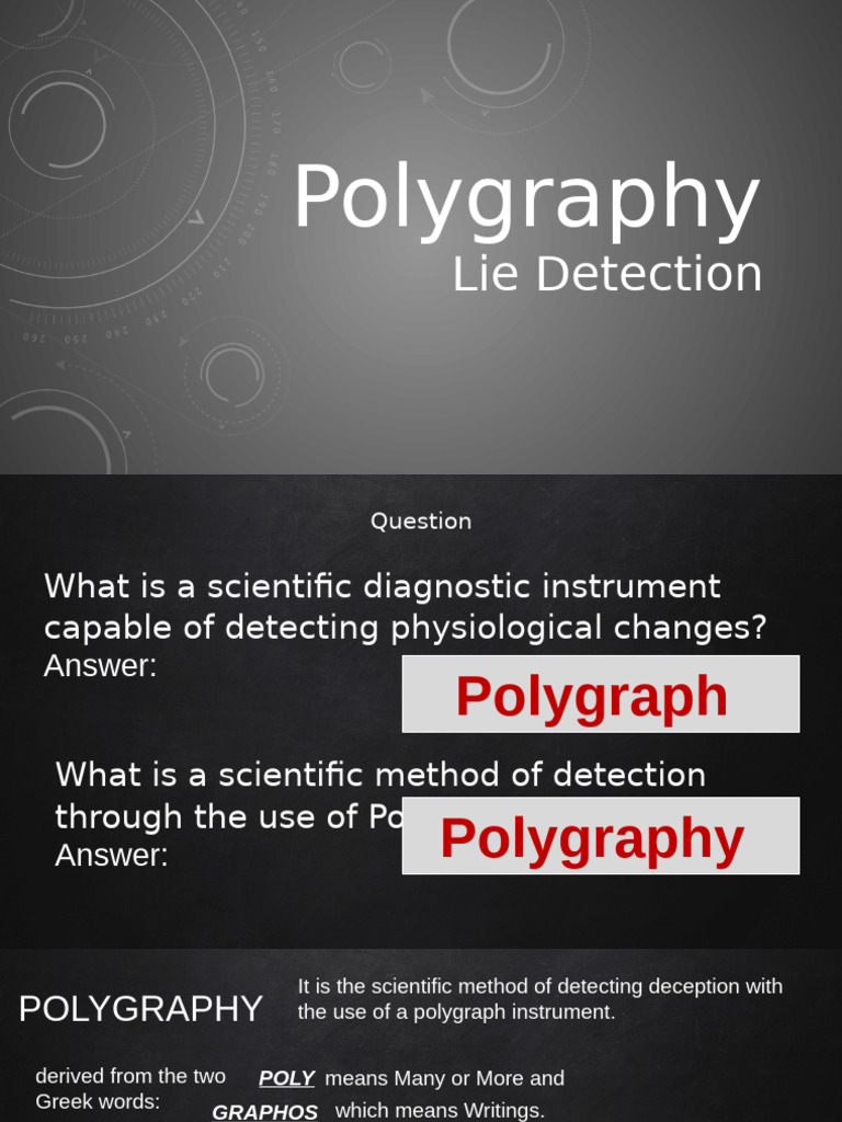 NEMSU-FORENSIC-Polygraphy 2 | PDF | Polygraph