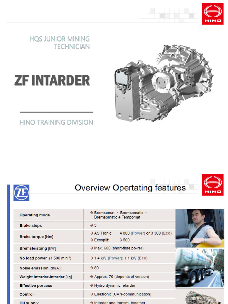 Transmission Intarder (ZF) | PDF