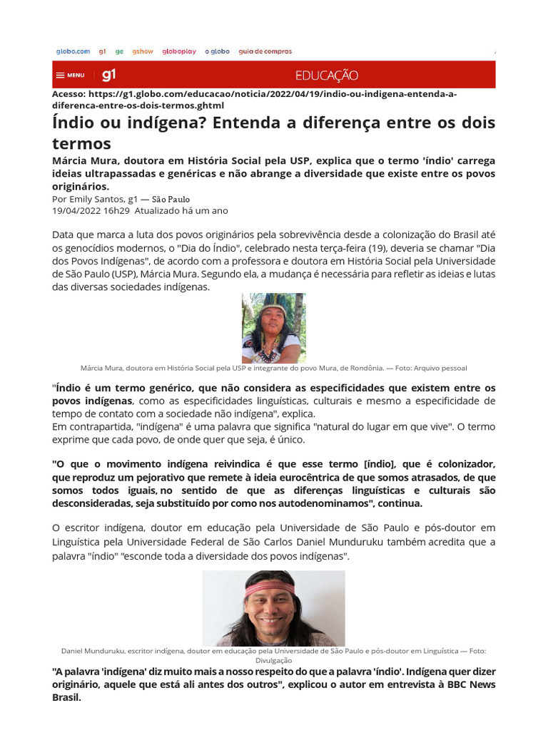 Materal Reportagem 1 | PDF