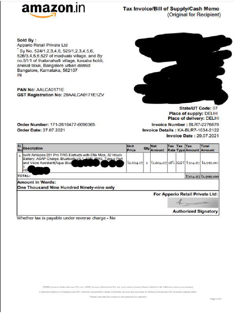 Invoice 22 | PDF