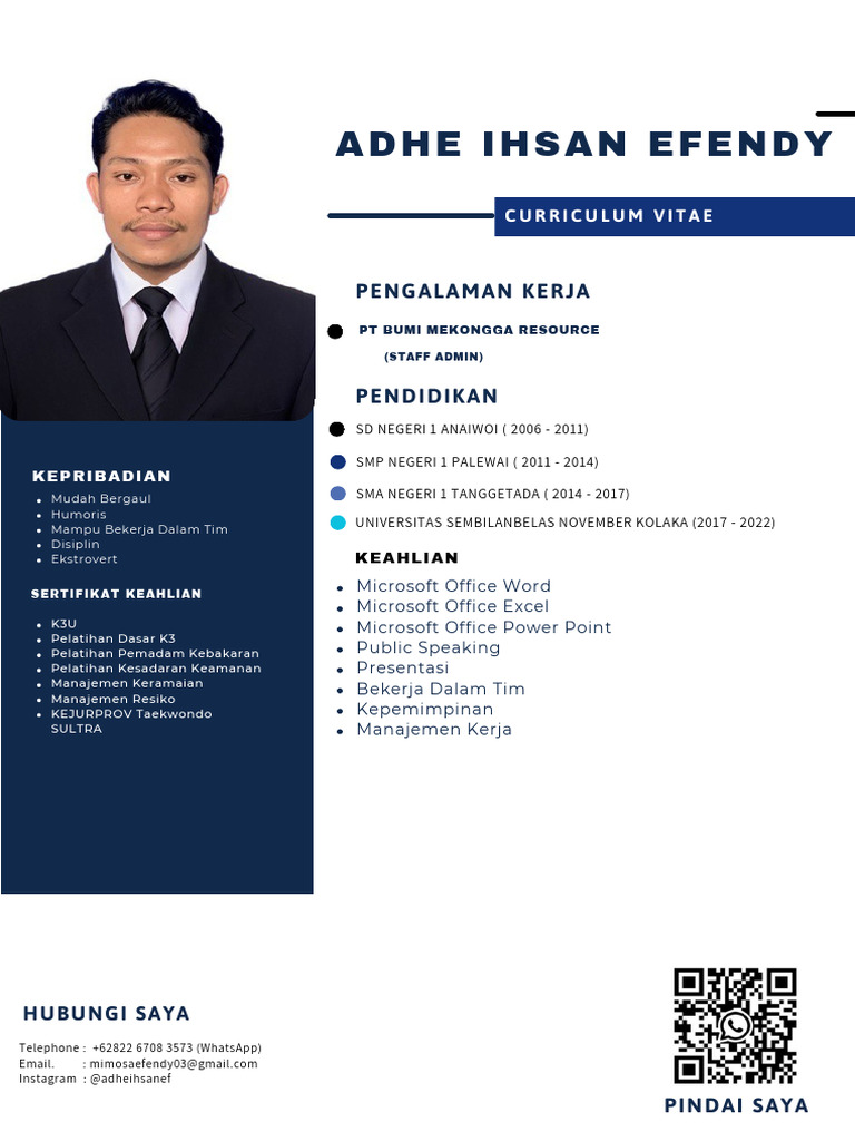 CV Adhe Ihsan Ef. Indo | PDF