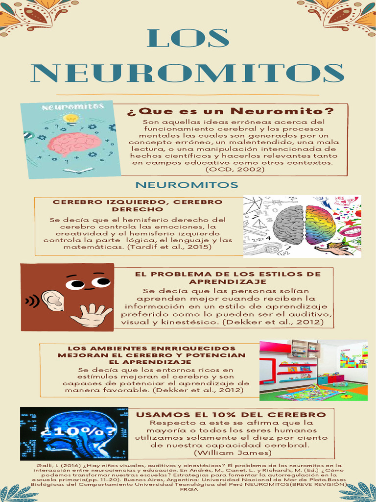 Infografia Neuromitos | PDF