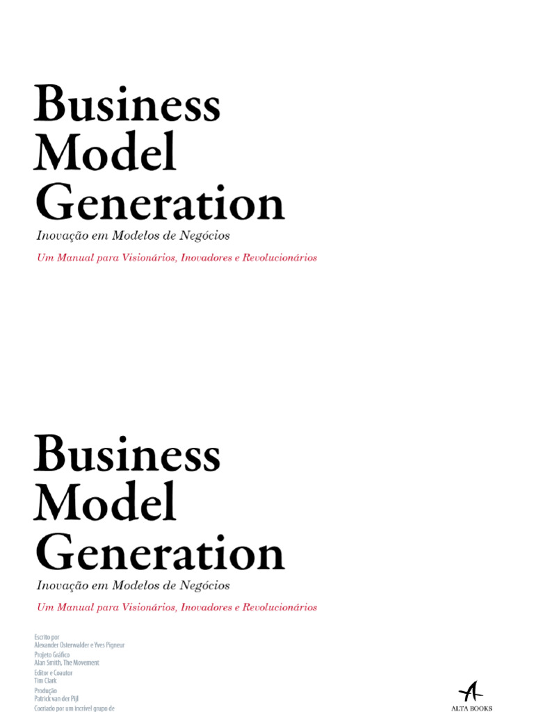 Business Model Generation - PDF Download Grátis | PDF