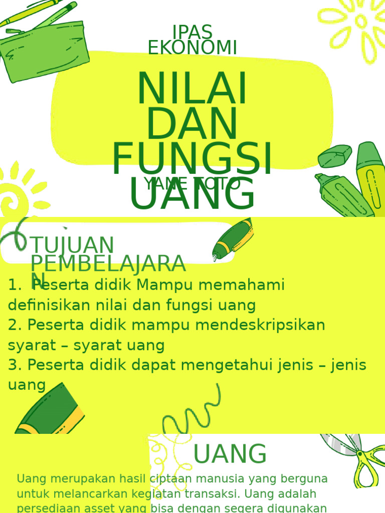 Nilai Dan Fungsi Uang | PDF Nilai Dan Fungsi Uang | PDF