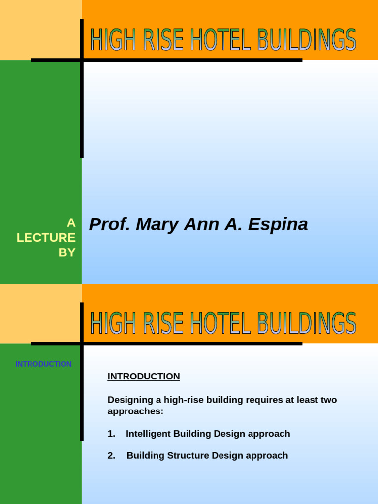 05 High Rise Hotel Buildings | PDF