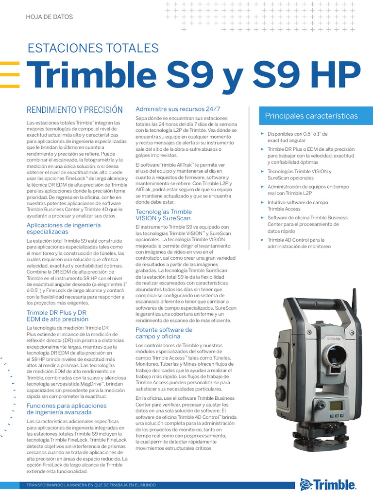 Trimble x9 | PDF