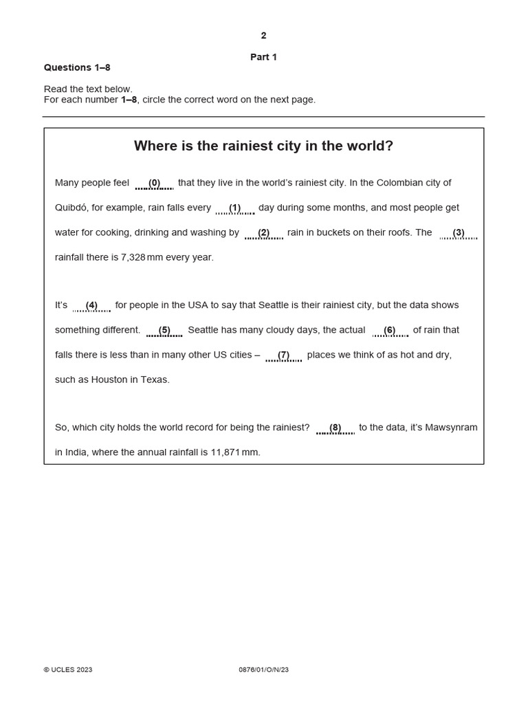 Extracted Pages From Reading 2023 QP | PDF Extracted Pages From Reading 2023 QP | PDF
