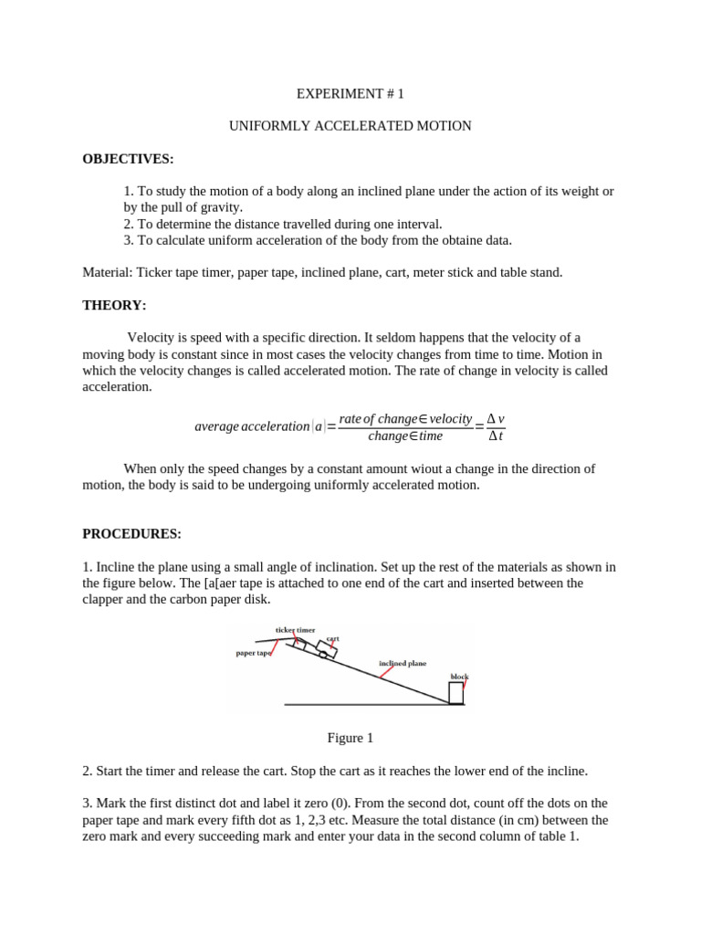 RTM Proj2 Expt1 Procedure | PDF