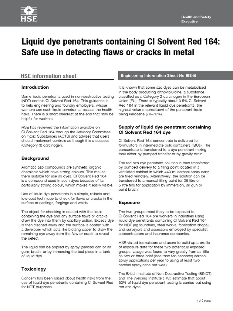 Cl SOLVENT RED 164 | PDF
