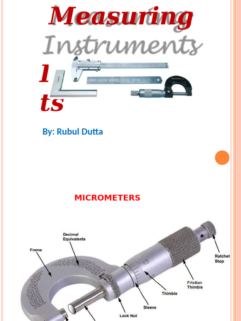 Micrometer | PDF
