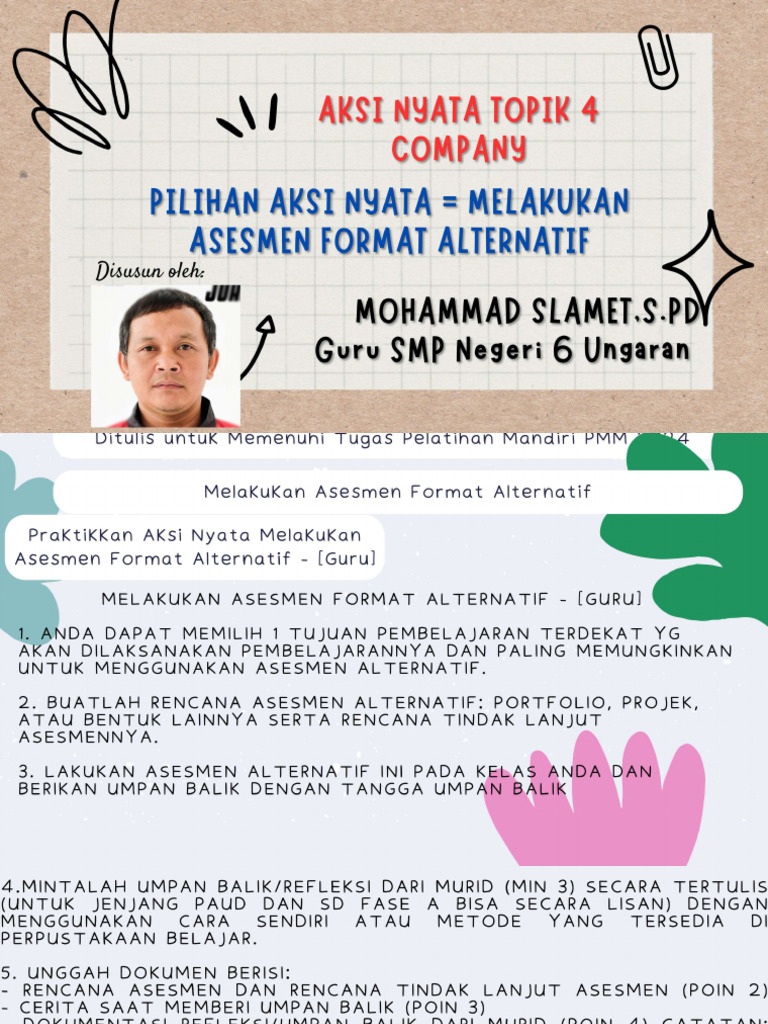 PTT TOPIK 4 ASSESMEN PENILAIAN - Compressed | PDF