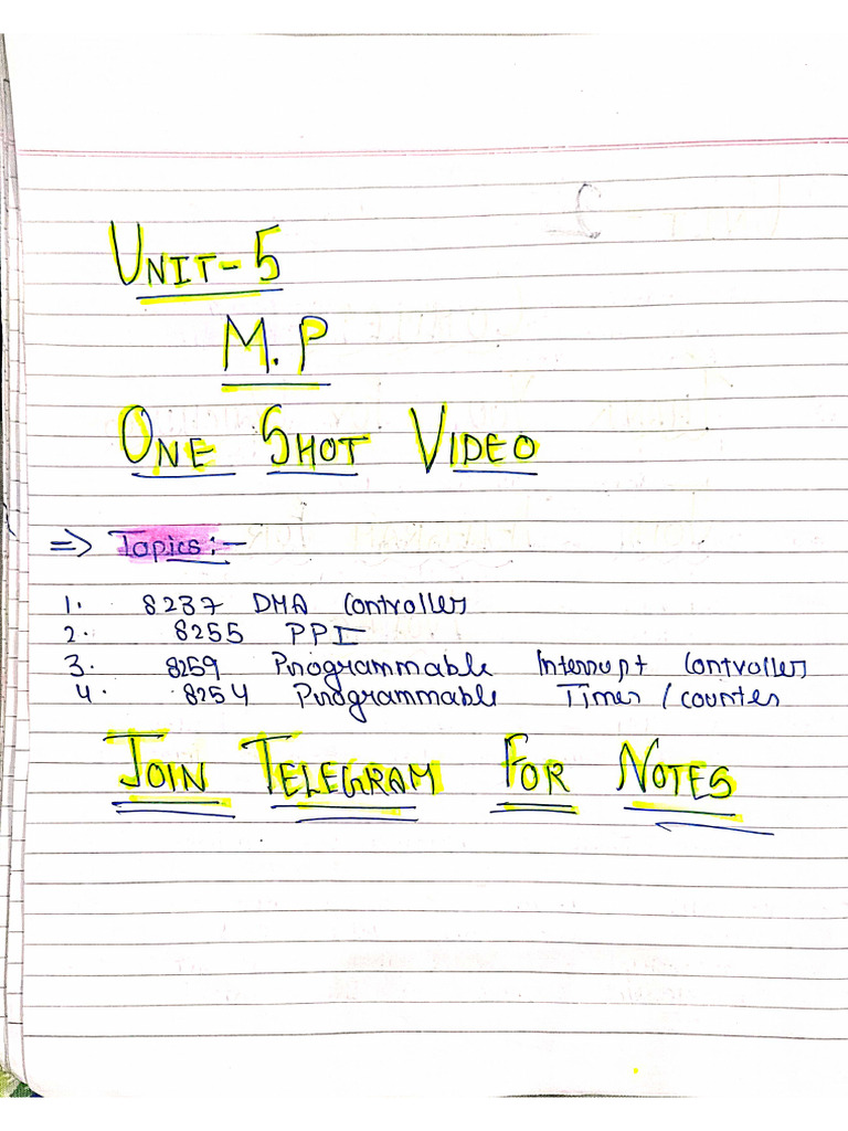 Unit 5 Microprocessor Bymultiatoms | PDF