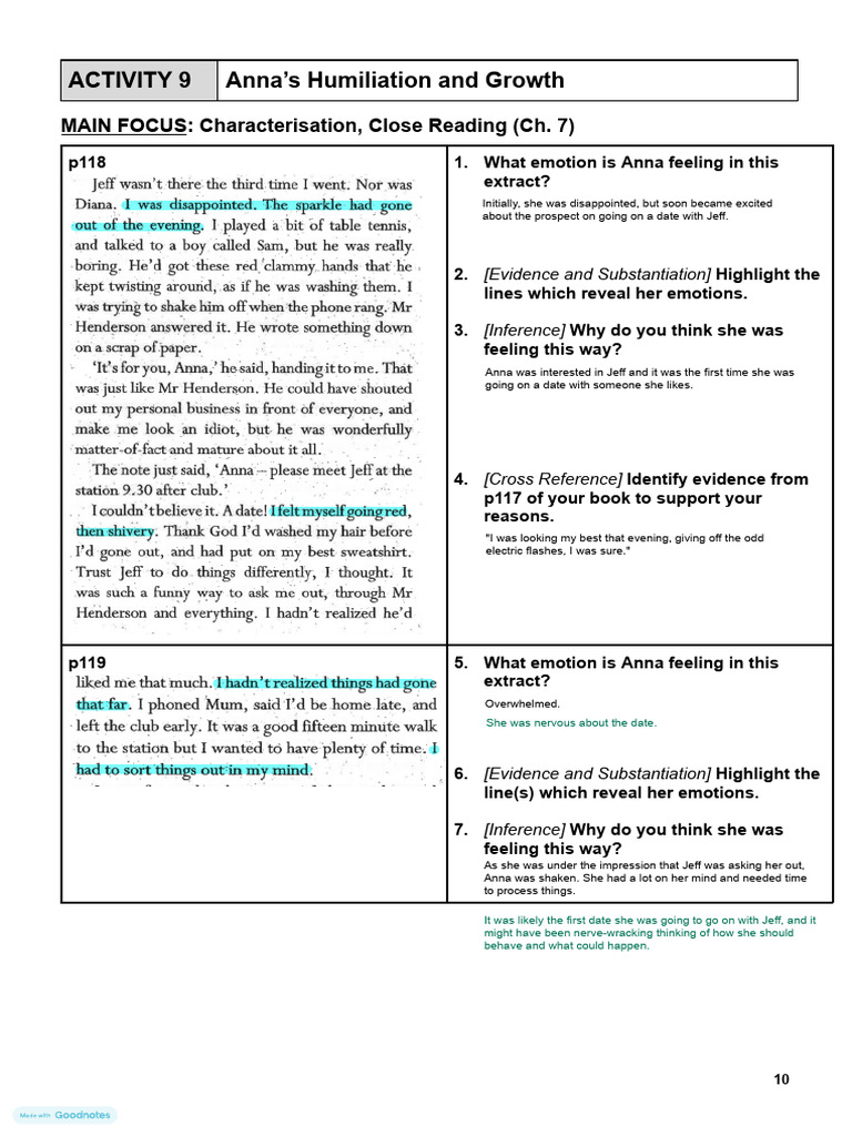 Elise Lim Qian Rui 1e - Activity 9 2024 Sec 1 La RSM | PDF