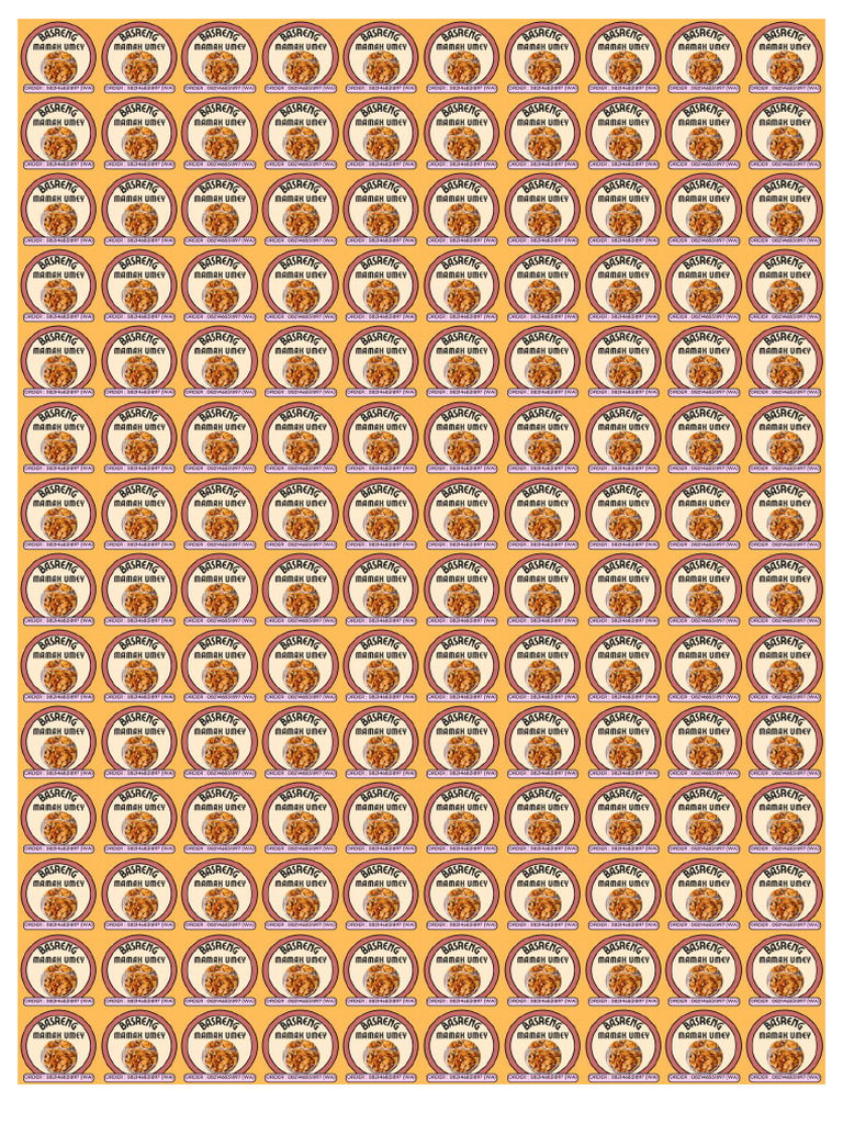 Stiker Basreng | PDF