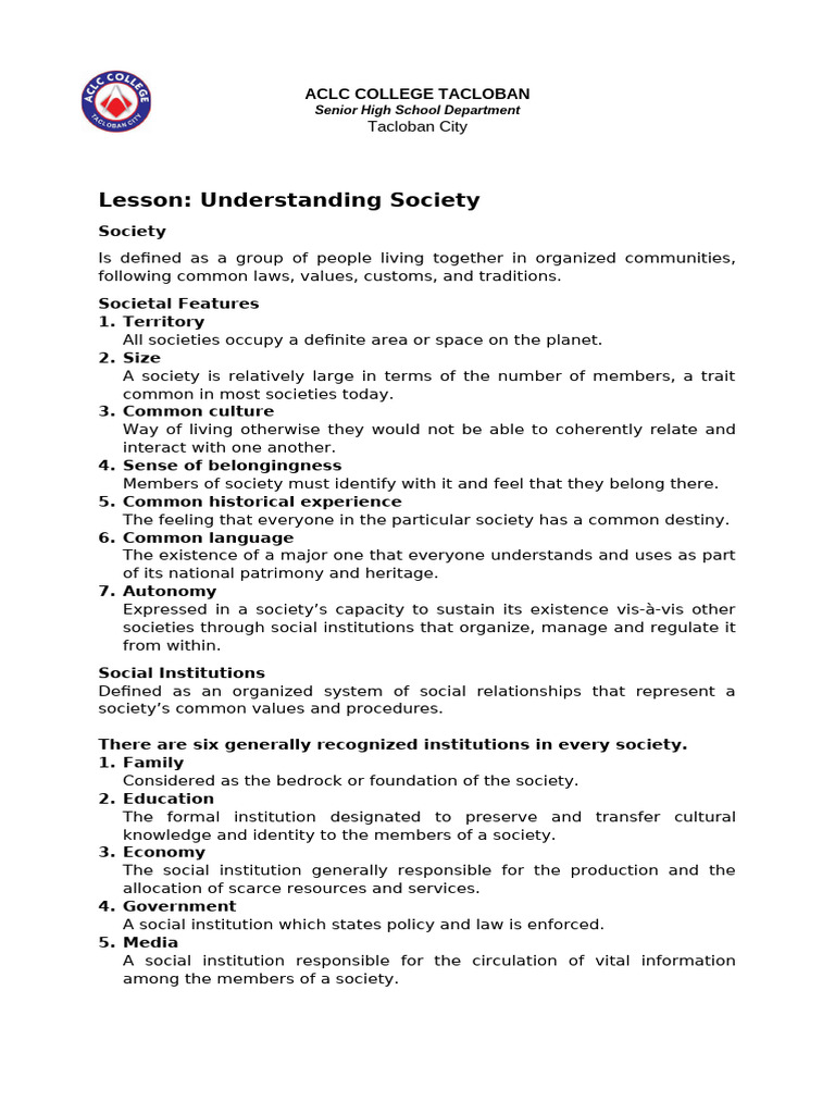 UCSP Chapter 2 | PDF