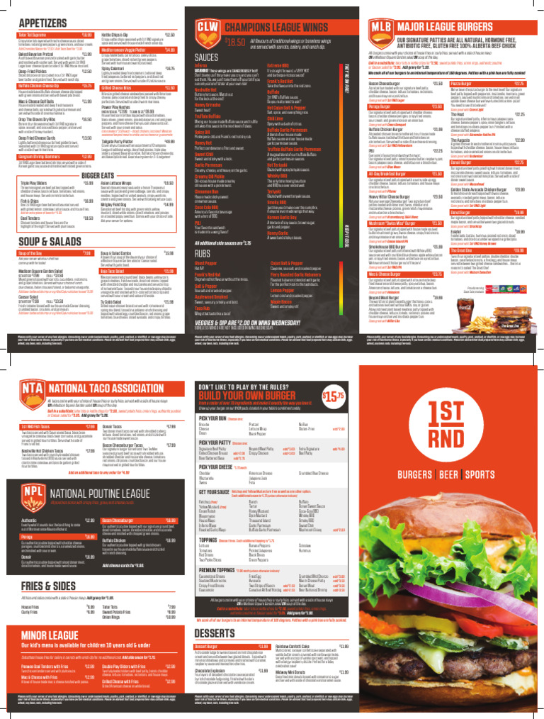 1strnd Menu v19 17x11 r3 Print | PDF