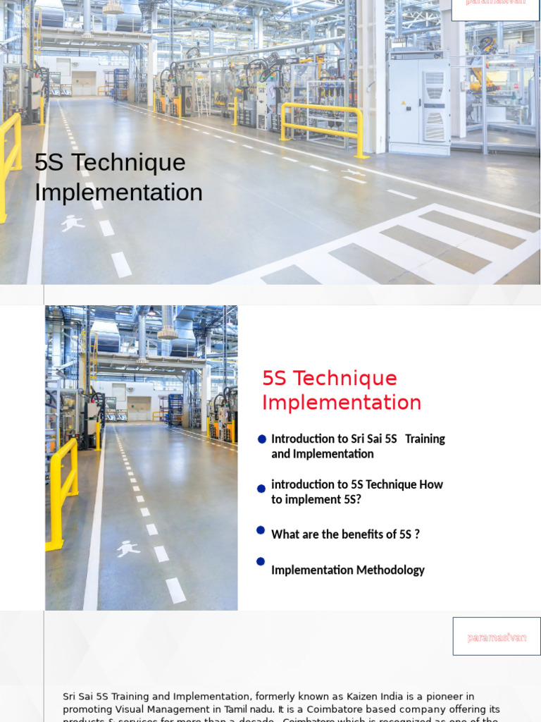 5S Implementation | PDF