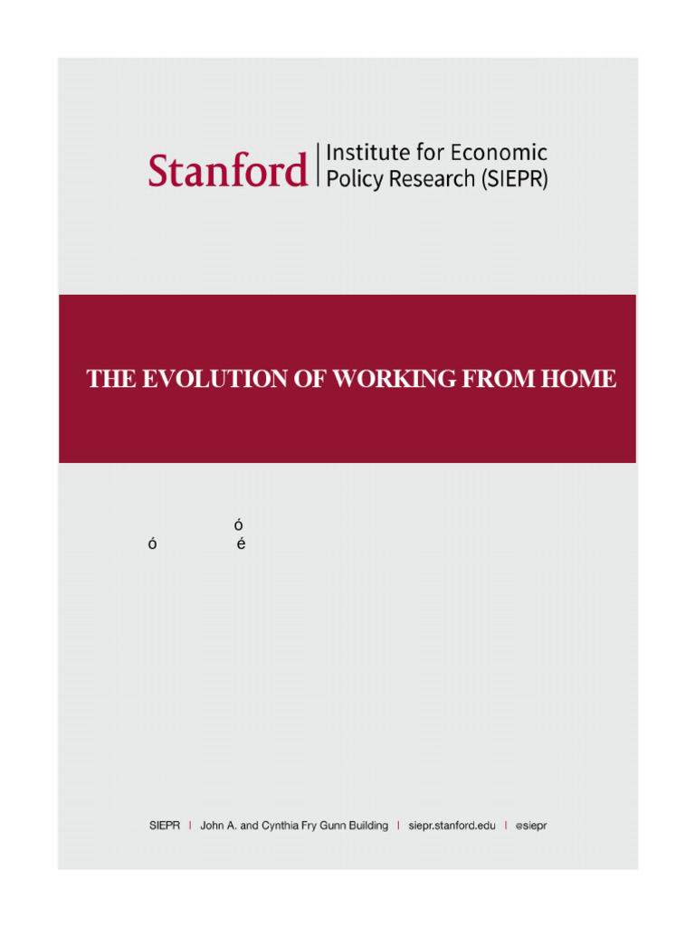 Evolution of Work From Home | PDF