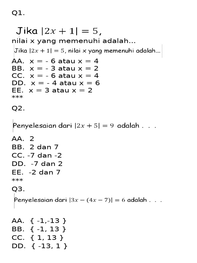 Mat Wajib X Ips | PDF