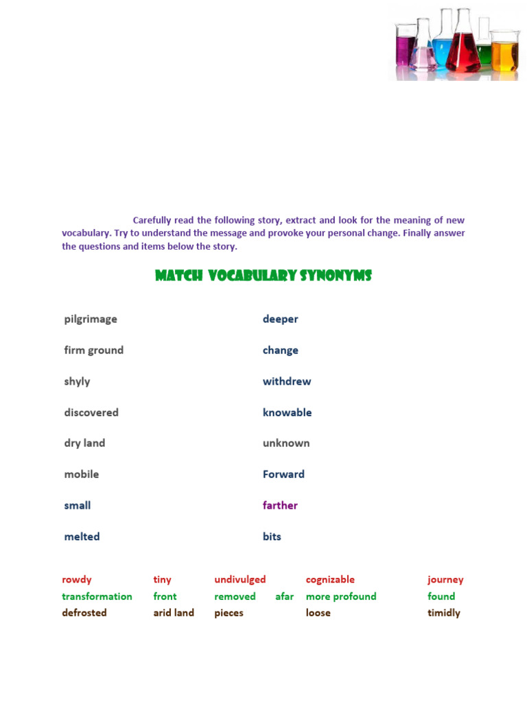 Unit One Lesson 1 First Term Reading & Comprehension | PDF