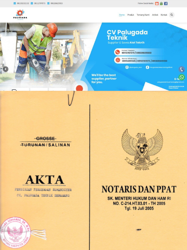 Company Profile Cv. Palugada Teknik Semarang | PDF