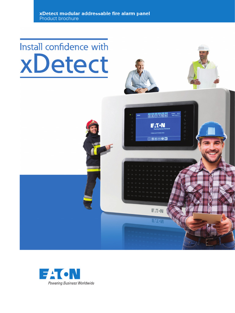 Eaton Fire Xdetect Panel Brochure Br450043en en 221107 103200 | PDF
