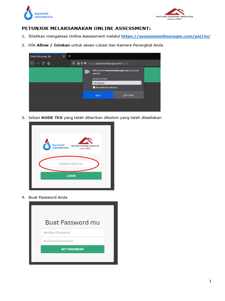 Manual Online Test - AGM BSSR | PDF