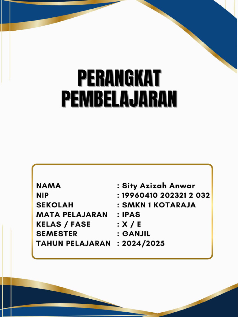 Cover Perangkat Dan Modul | PDF