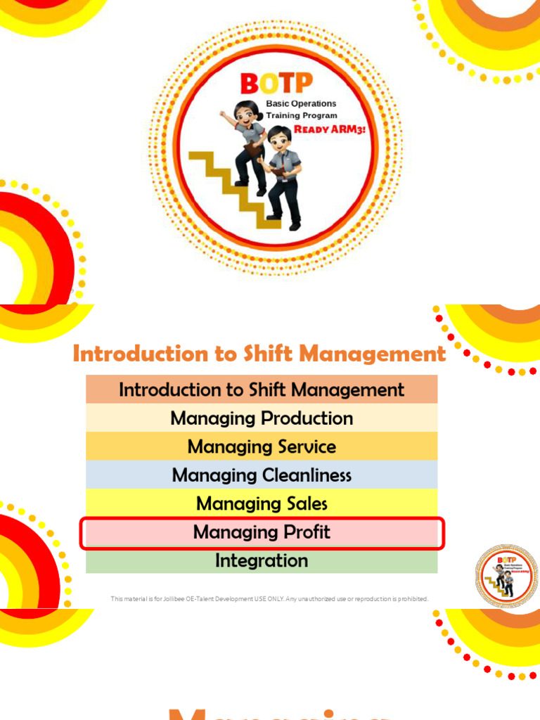 Managing Profit - Handouts | PDF