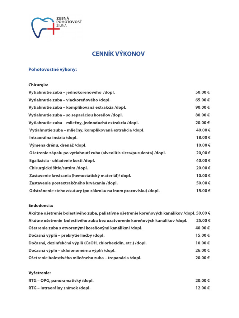 Cennik | PDF